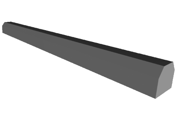 Recycled Plastic Parking Curbs - Mother Earth Inc